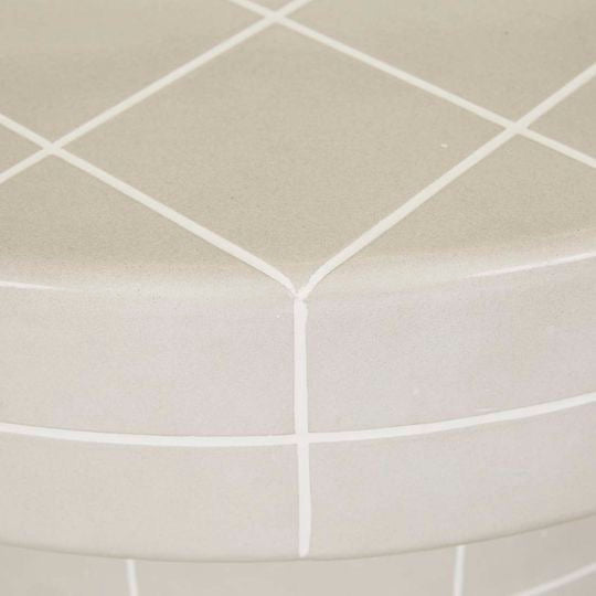 Seville Round Coffee Table | Pearl – Copper + Pink