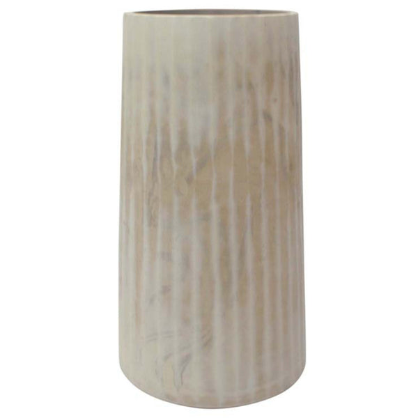Boden Ripple Large Vase – Copper + Pink